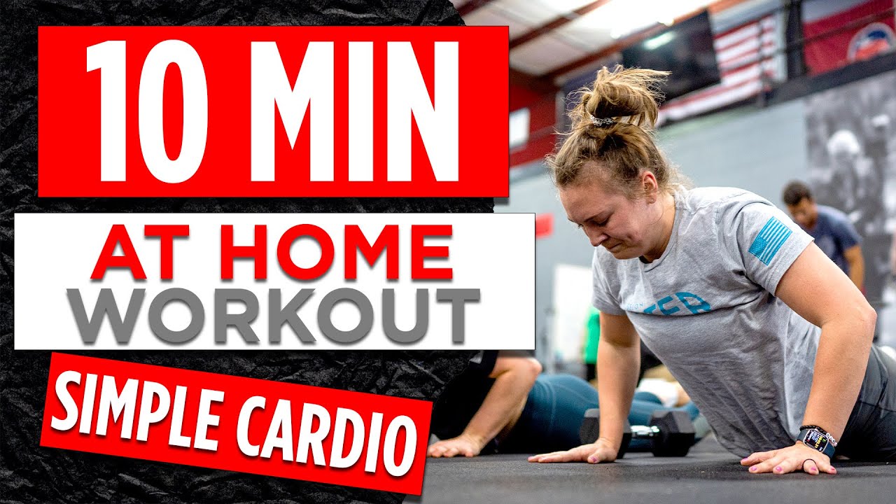 10 Minute SIMPLE Cardio & Legs | At Home Workout (no equipment needed ...