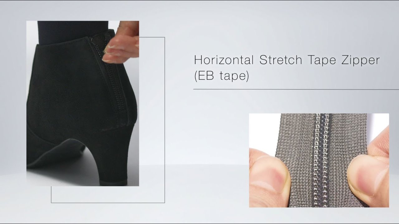 Horizontal Stretch Tape Zipper (EB tape) English ver - YouTube