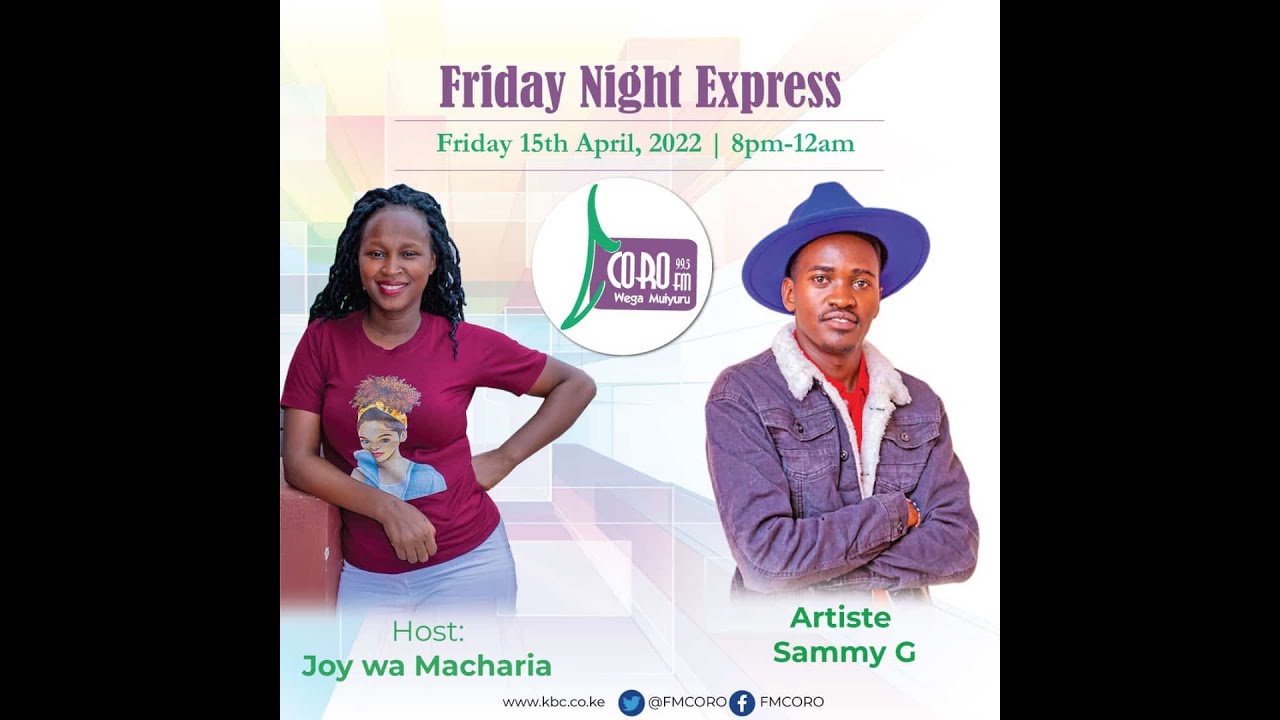 SAMMY G & JOY WA MACHARIA MUGITHI LIVE PERFORMANCE AT CORO FM - YouTube