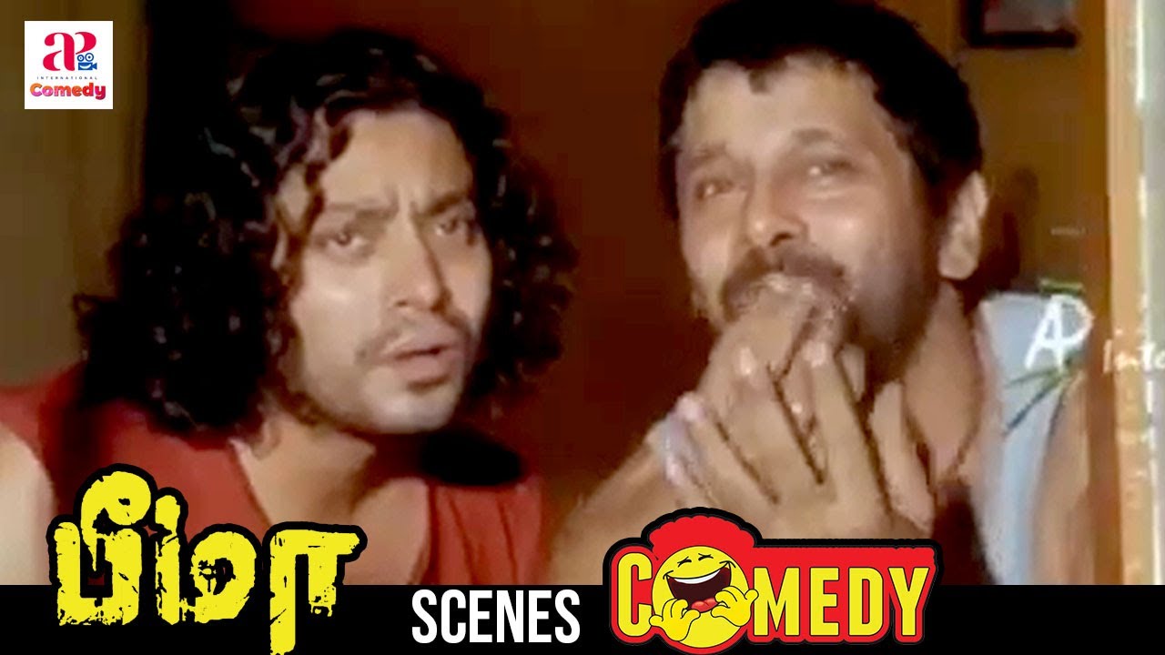 Bheema Tamil Movie Comedy Scenes | Vikram | Trisha | Sanusha | Prakash ...