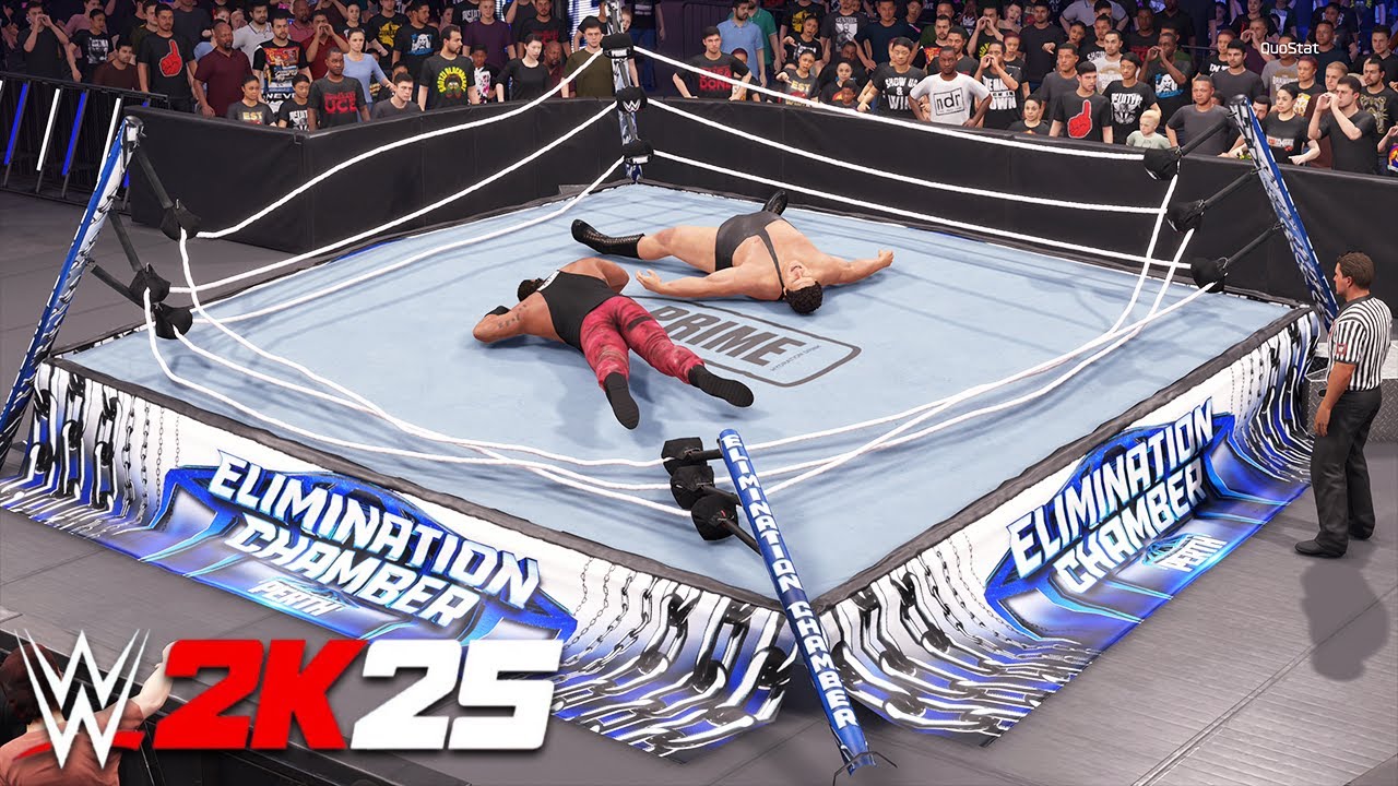 WWE 2K25 - ON EXPLOSE LE RING !!! - YouTube