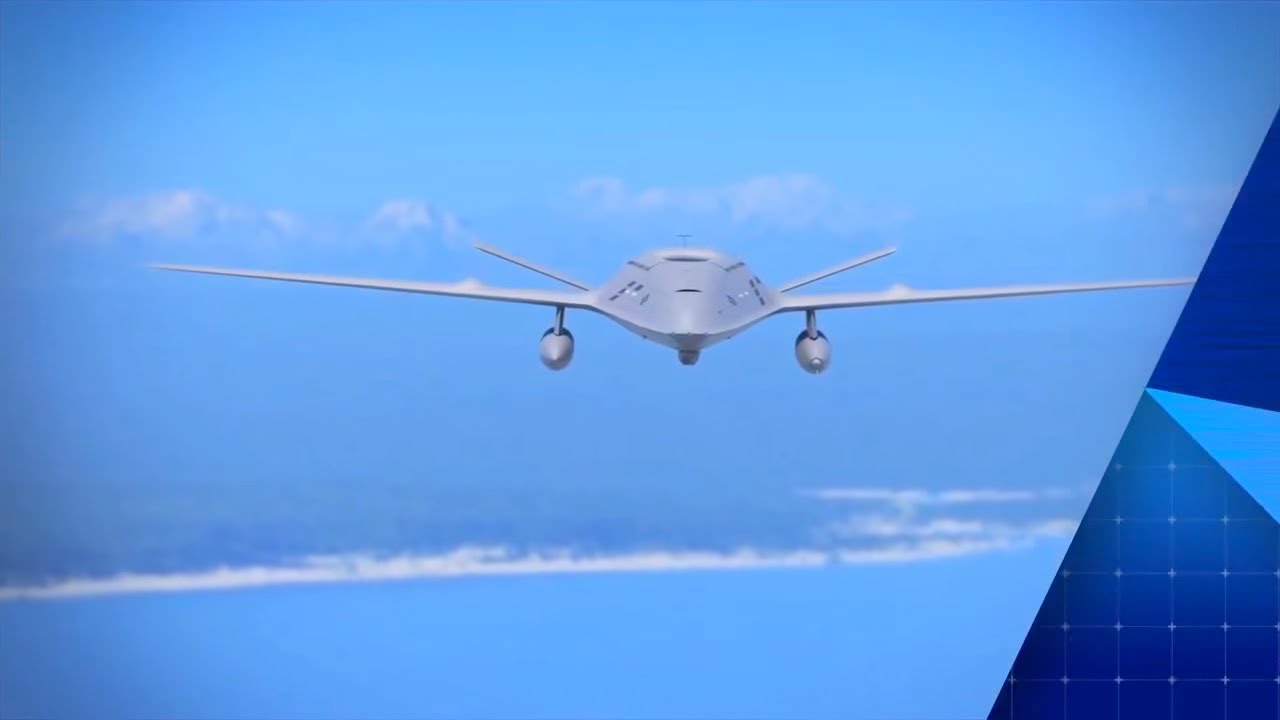 Boeing - MQ-25 Stingray Autonomous UAS Tanker [720p] - YouTube