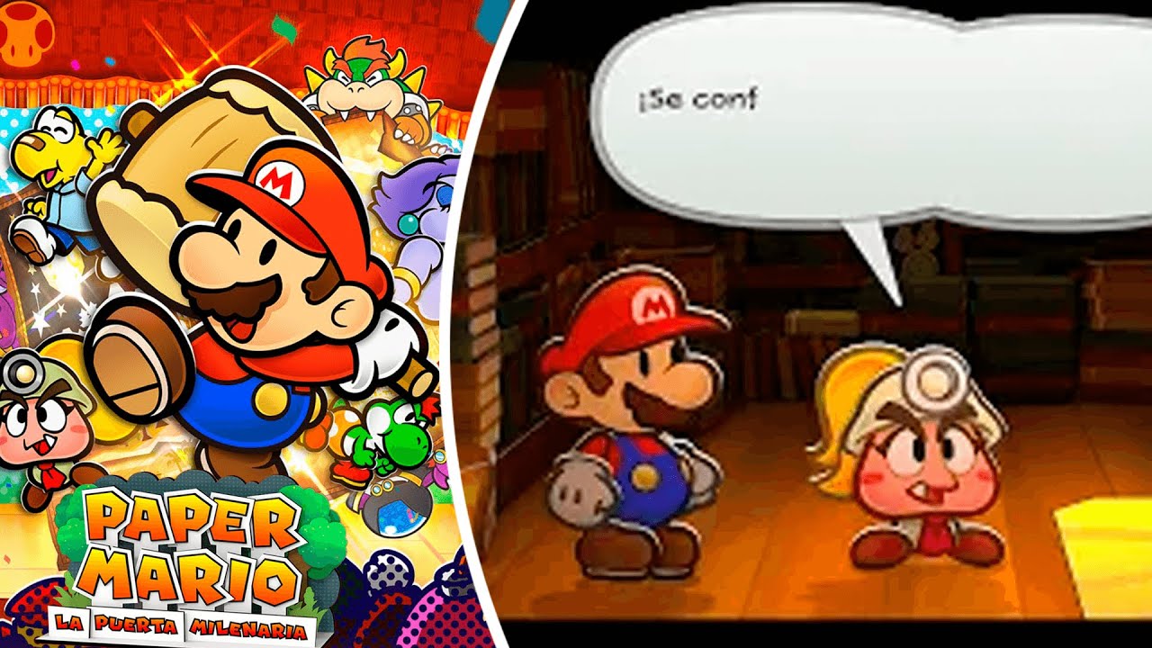 ¡ EL PROFESSOR ARQUEOLOGO ! - PARTE #02 - Paper Mario: La Puerta ...