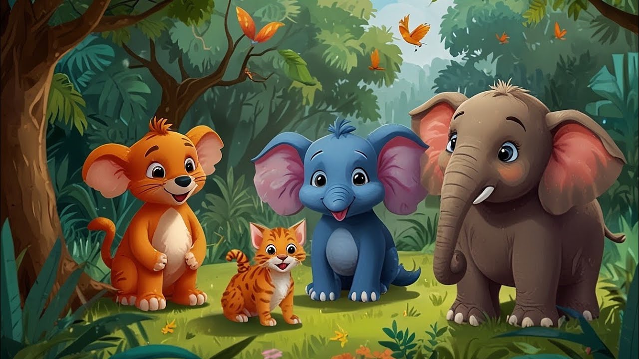 Billi Muasi Natkhat Muasi, Do Mote Chuhe, - A Fun 5 in 1 videos Hindi ...