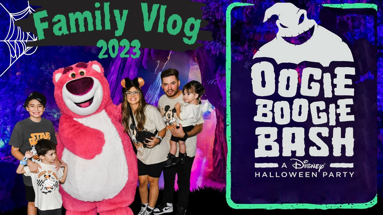 Disney's Oogie Boogie Bash 2023 | Disney Halloween Party Family Vlog ...