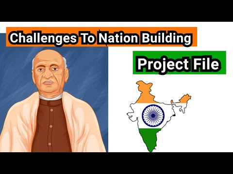 Class 12 Project File On Challenges Of Nation Building | Political ...