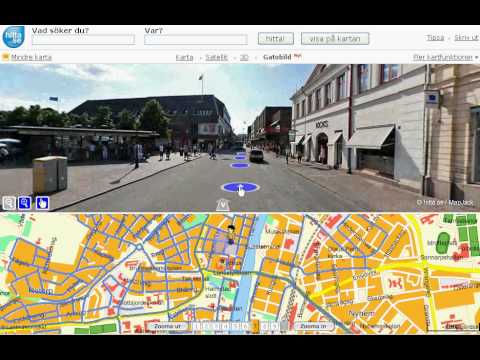 hitta.se gatubild halmstad.avi - YouTube