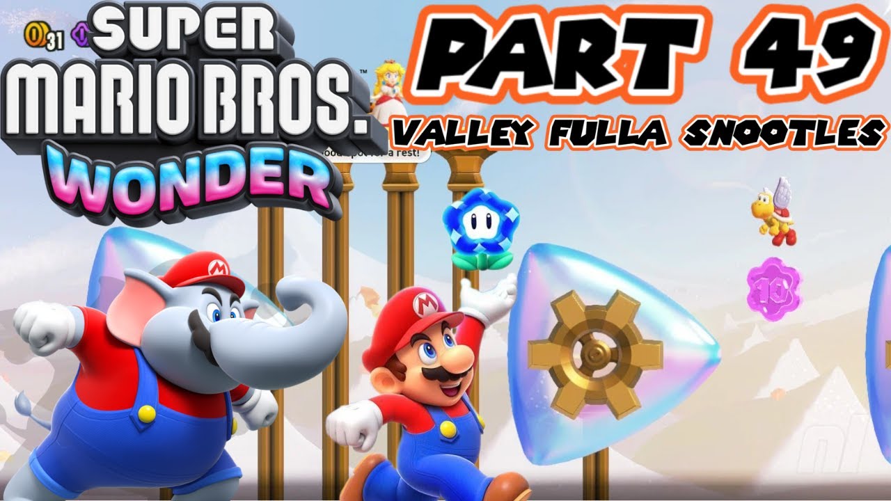 Super Mario Bros. Wonder - Lets Play - Part 49 - Valley Fulla Snootles ...