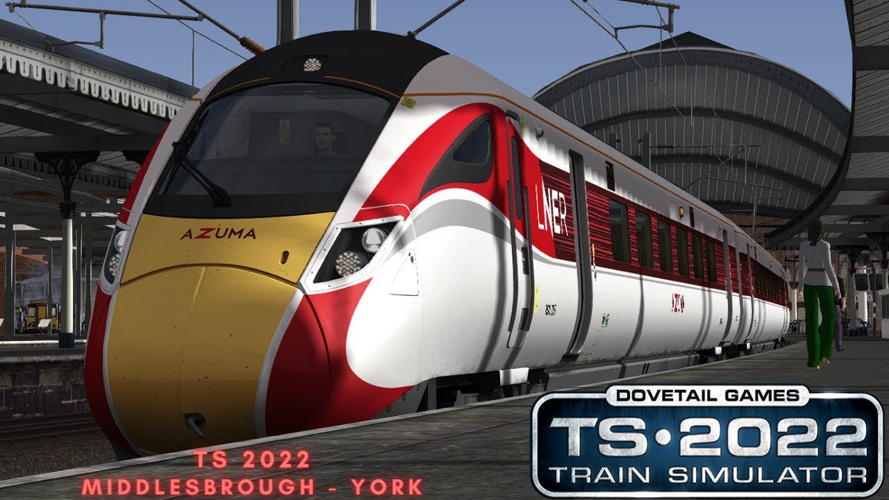 Train Simulator 2022 | AP Class 800/2 | Middlesbrough - York - YouTube