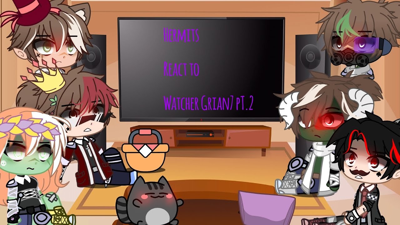 Hermits React to Watcher Grian+Martyn Lore//angst// - YouTube