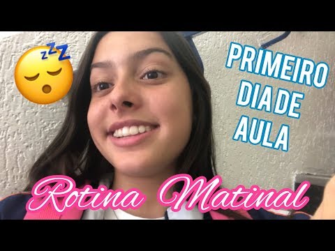 MINHA ROTINA DA ESCOLA  / Vlog primeiro dia de Aula