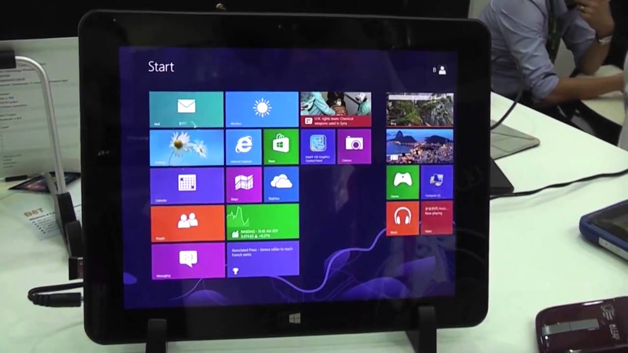 Intel Bay Trail Tablet with a 9 7 Retina Display Hands On - YouTube