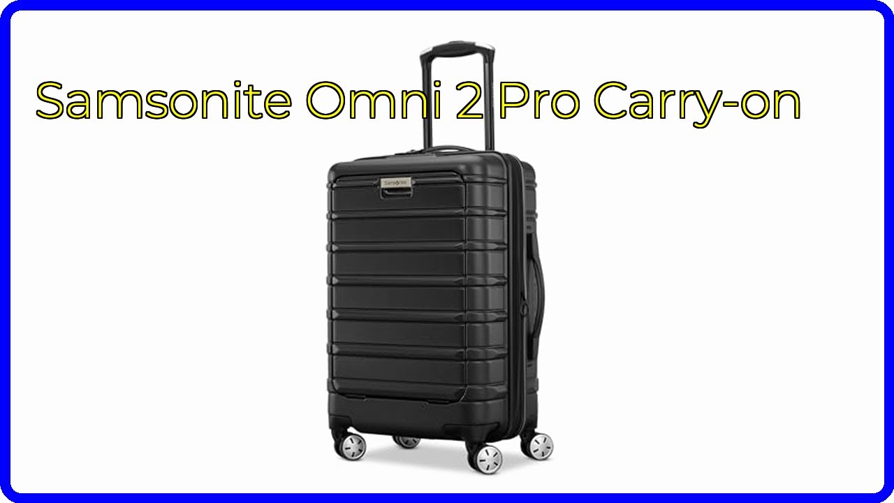 REVIEW (2026): Samsonite Omni 2 Pro Carry-on. ESSENTIAL details. - YouTube