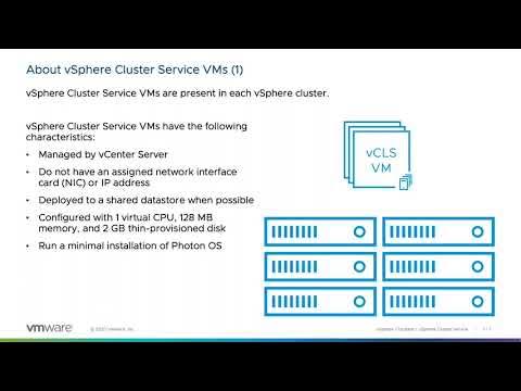 111 vSphere 7 Update 1 vSphere Cluster Services - YouTube