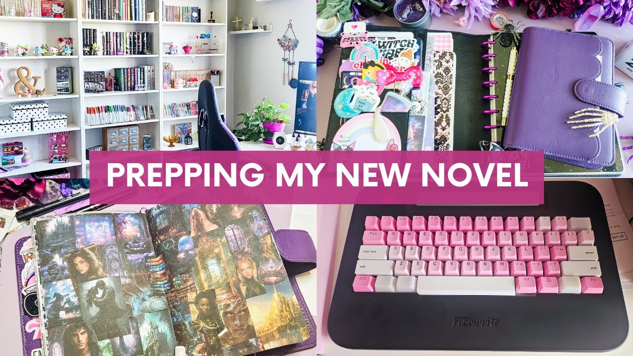 Last Minute Novel Prep 💎ROUGH DRAFT CHALLENGE - YouTube