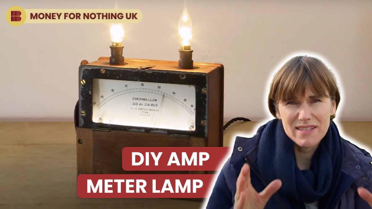 Old Amp Meter Transformed Into a Unique Lamp | Money For Nothing UK ...