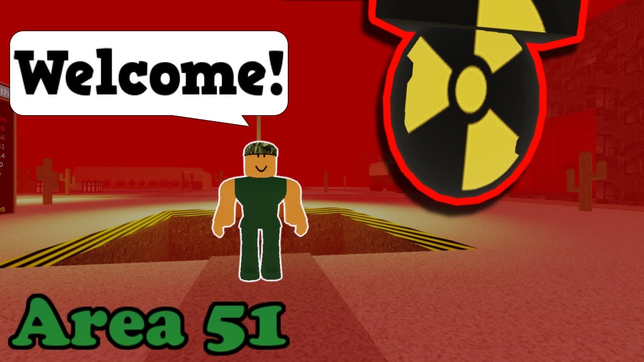 NUKING Roblox Area 51.. - YouTube