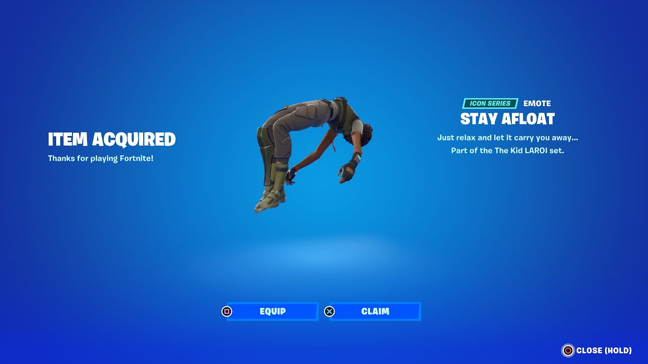 HOW TO GET THE KID LAROI STAY AFLOAT EMOTE IN FORTNITE! - YouTube