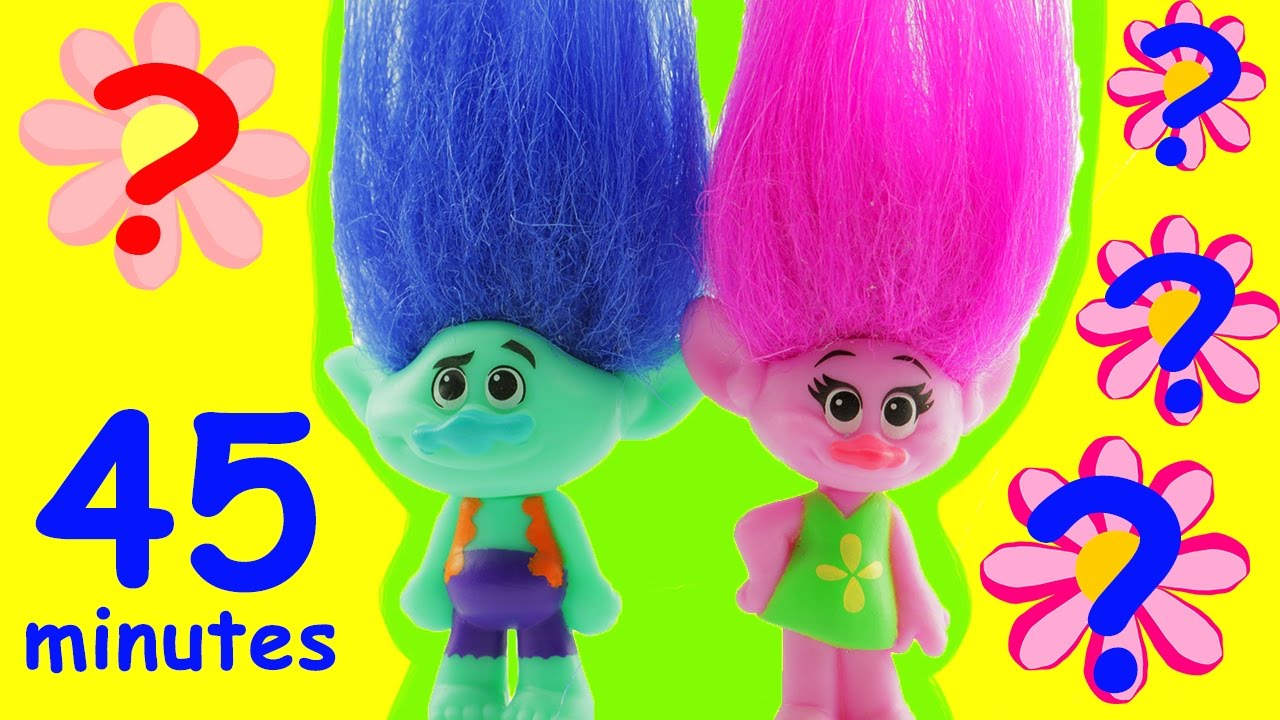 Trolls Compilation 45 Min Best Trolls Movie Clips where Poppy, Branch ...