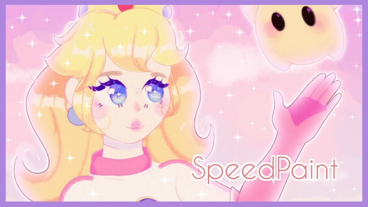 『speedpaint/collab』princess peach ☆ - YouTube