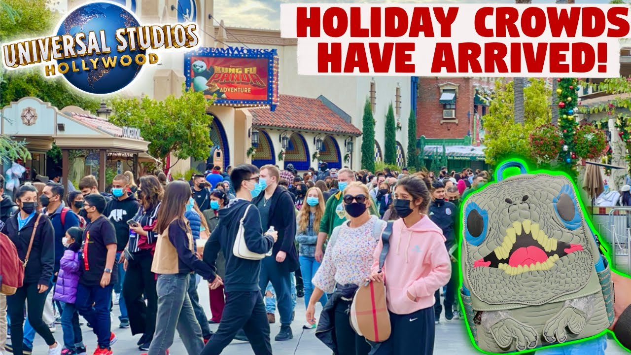 Holiday Crowds Have Arrived At Universal Studios Hollywood | New Super ...