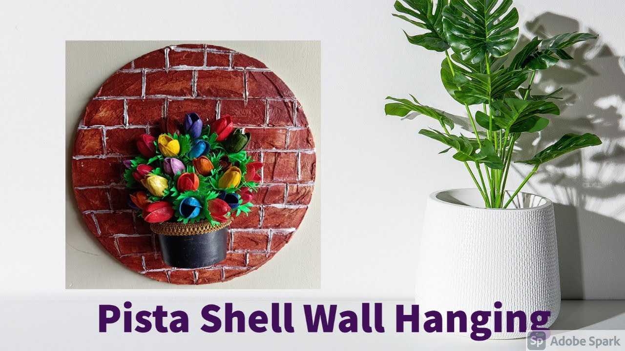 DIY Home Decor | Wall Putty Craft | Paper Flowers Idea - YouTube