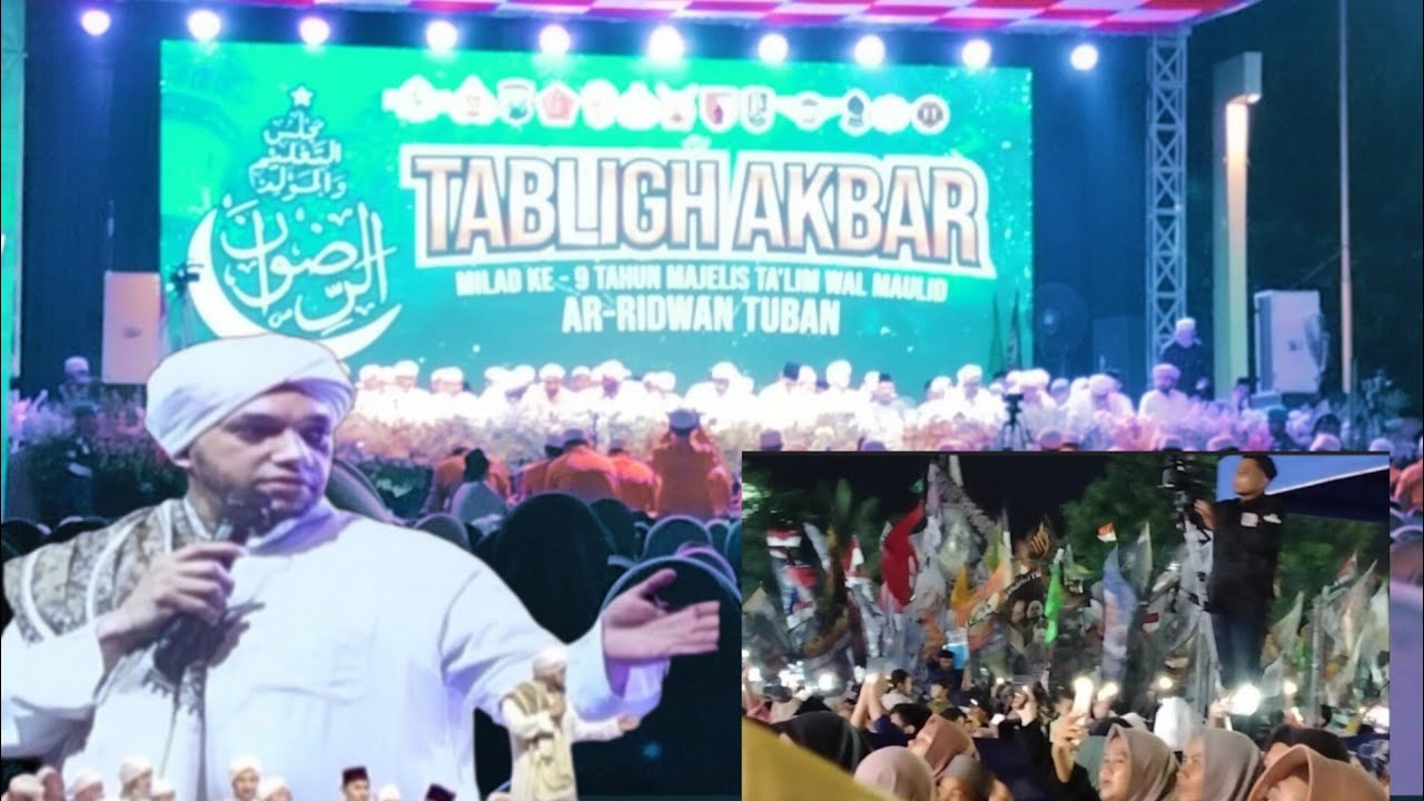 MILAD MAJELIS AR RIDWAN TUBAN DI ALUN ALUN TUBAN - YouTube