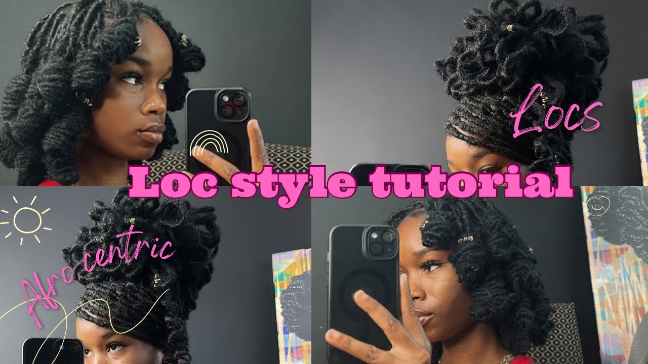QUICK & EASY LOC TUTORIAL FOR WOMEN //LOC STYLES //LOC IDEAS //90’s ...