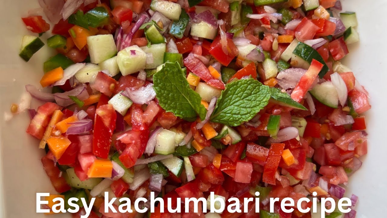 Kachumbari Recipe | Super Quick and Easy - YouTube
