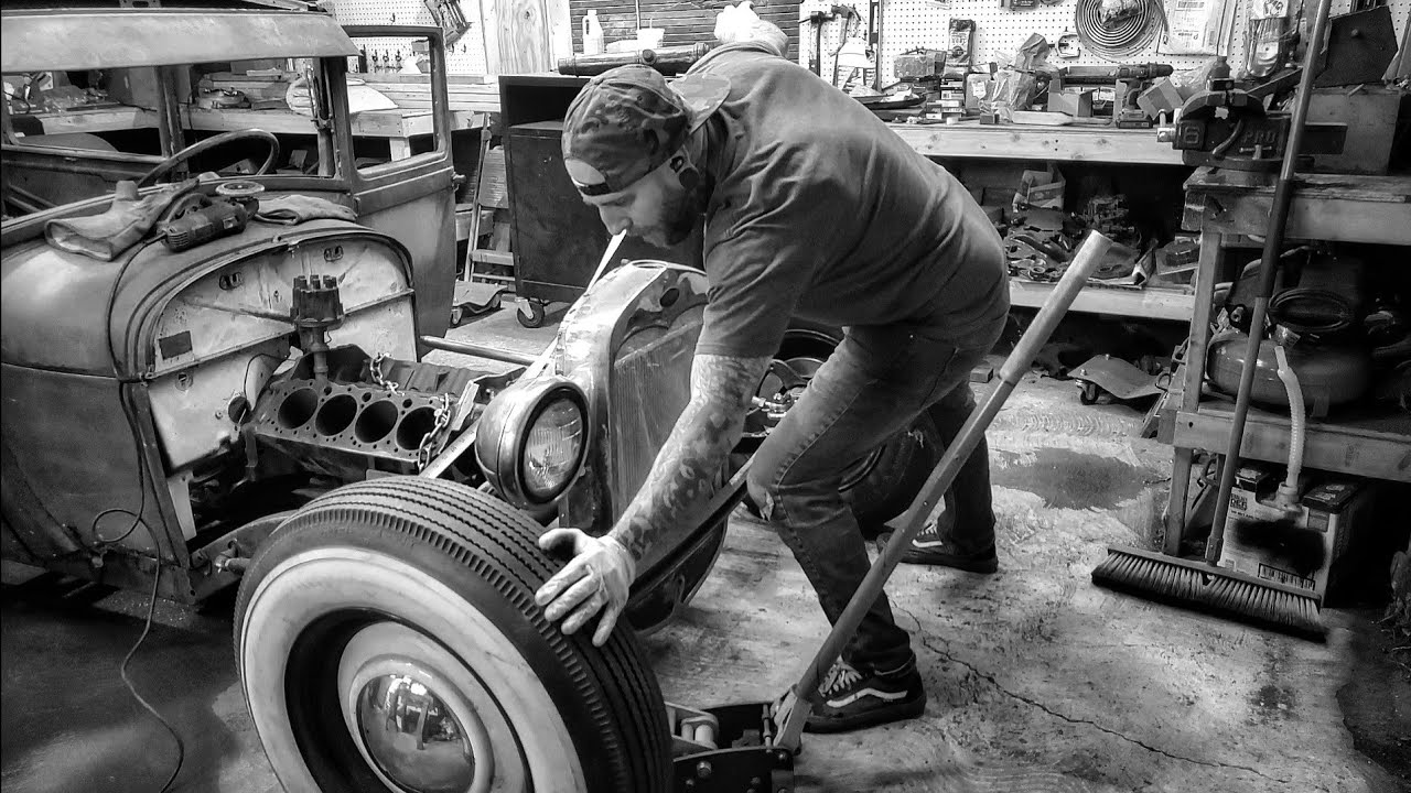 29 Model A Hot Rod Ep.20 Steering Complete #hotrod #car #ford - YouTube
