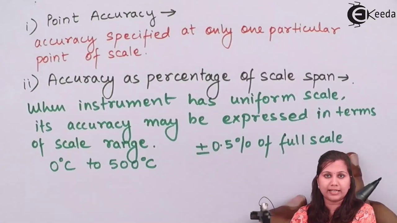 Static Characteristics of Instruments - YouTube