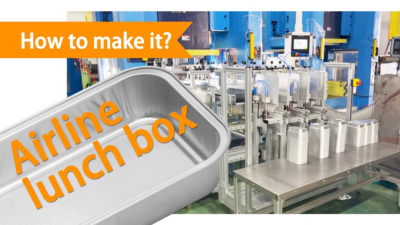 How is an airline meal box made？ - YouTube
