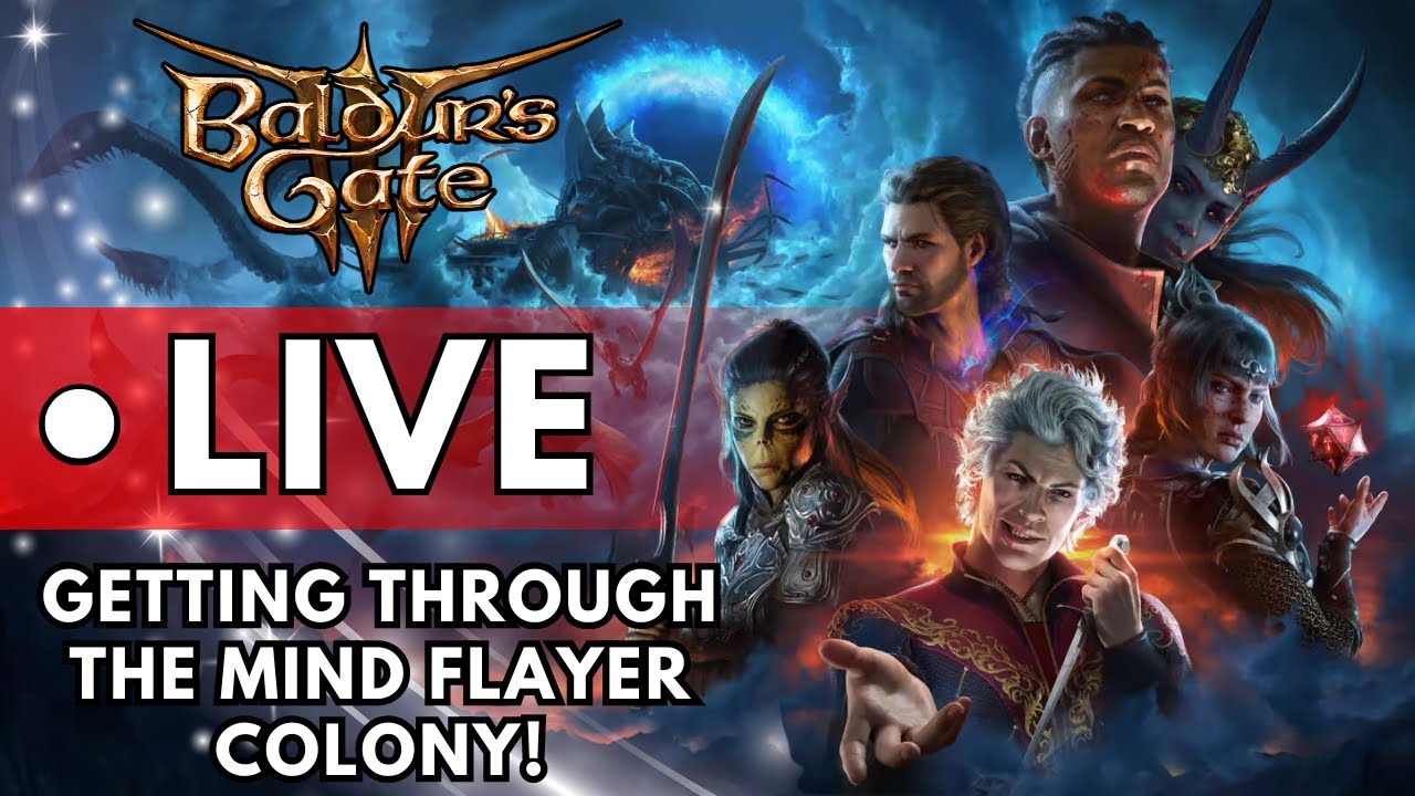 Chasing Ketheric into the Mind Flayer Colony! | Baldurs Gate 3 ...