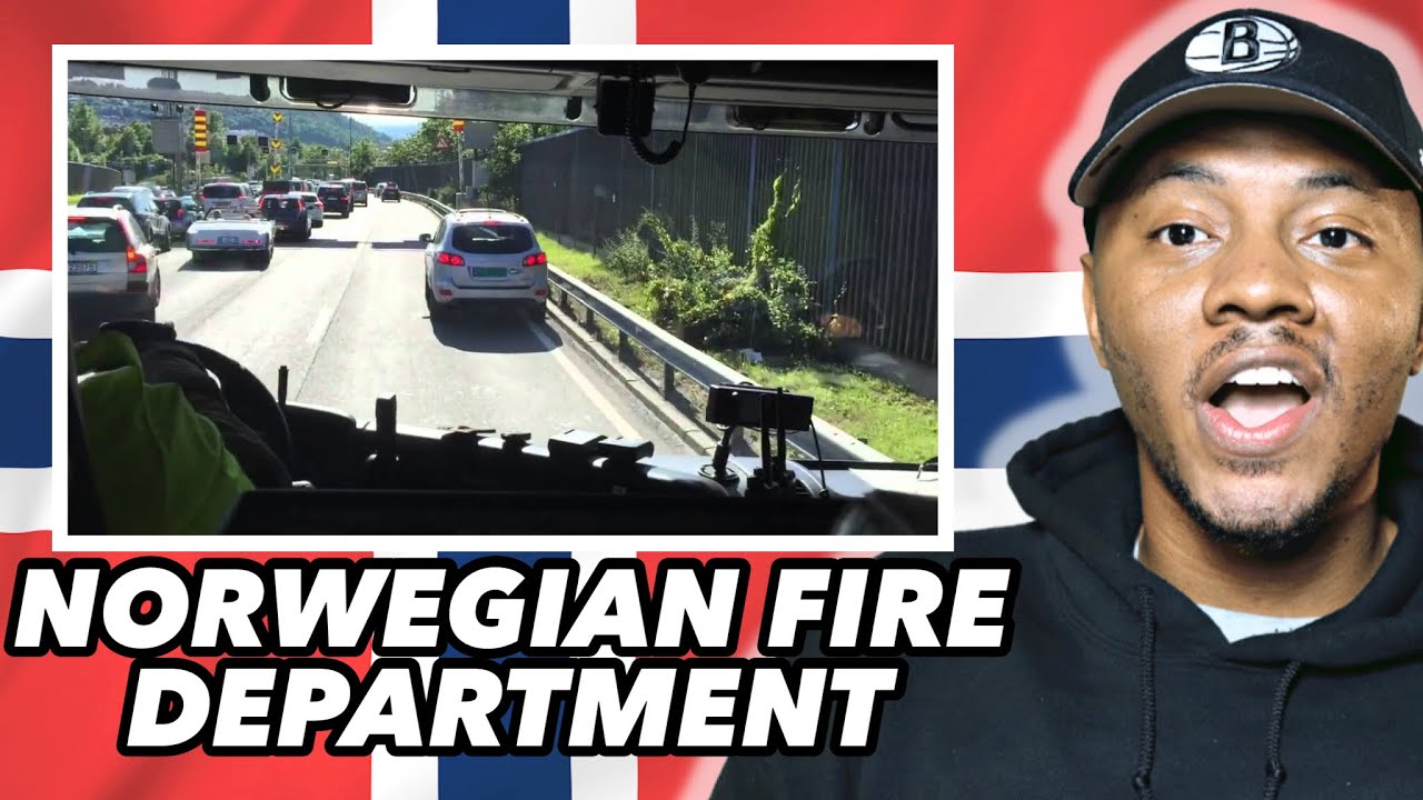 AMERICAN REACTS To Norwegian fire department responding to a car crash ...