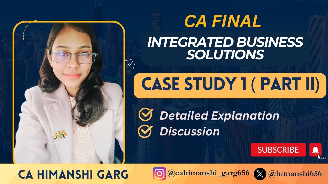 IBS Case Study 1 | Part-2 | Explanation | Approach | Analysis ...