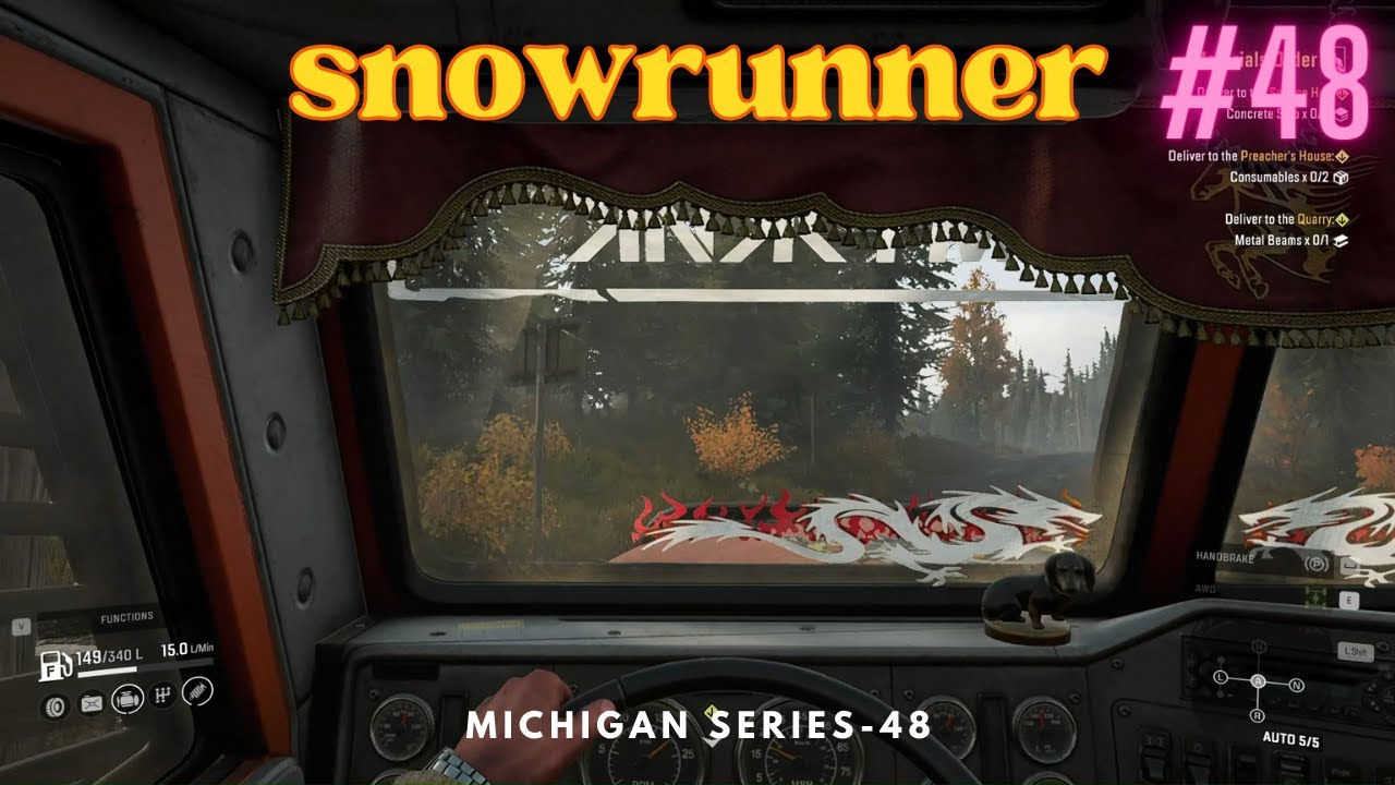 #snowrunner - 48 Materials order-I (Contract-8) with Navistar 5000-MV ...