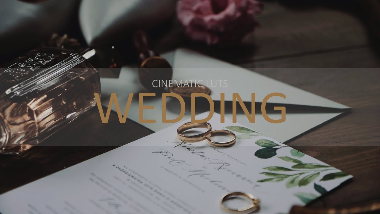 Cinematic WEDDING Luts Pack | Color Grading | Adobe Premiere - YouTube