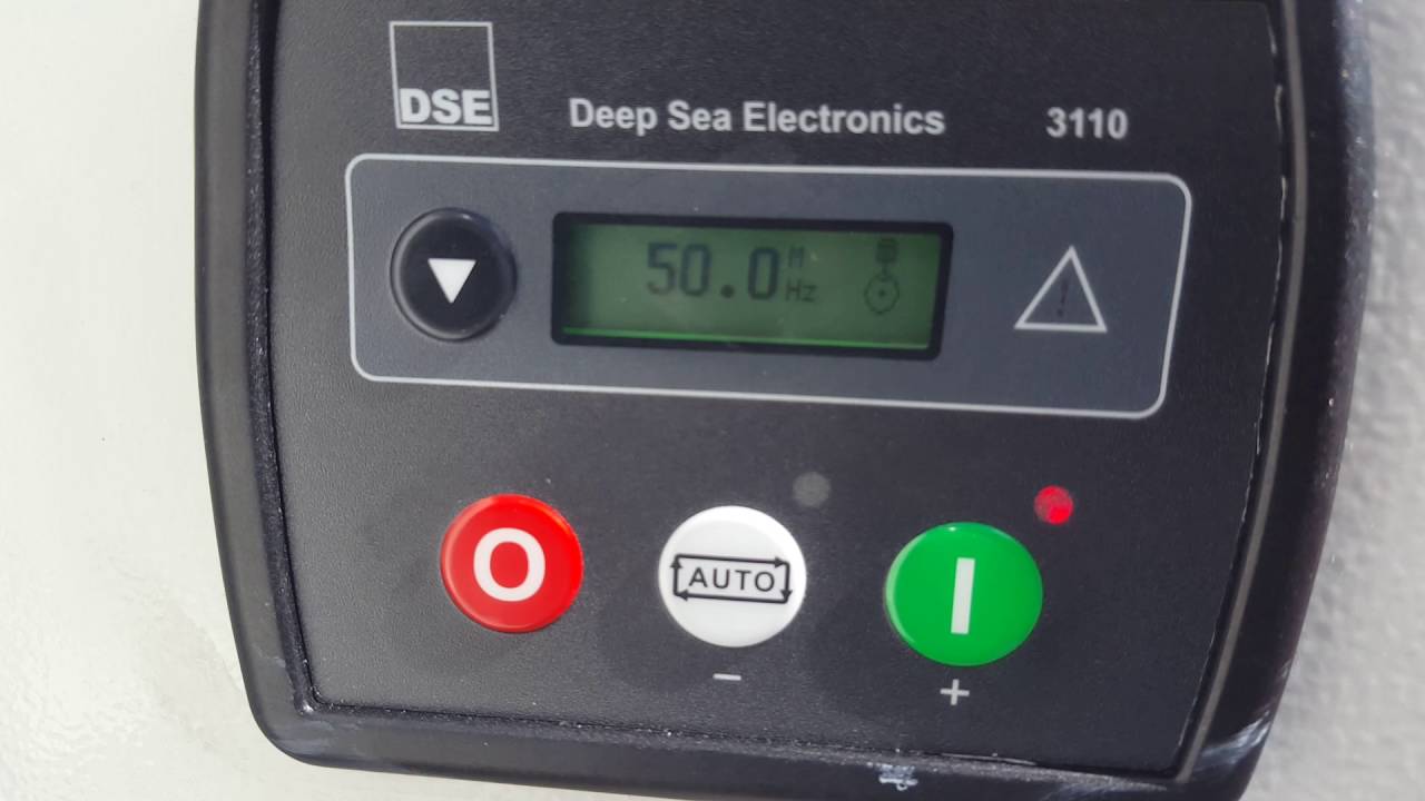 Testing a Electronic Governor on a CPS Diesel Generator - YouTube