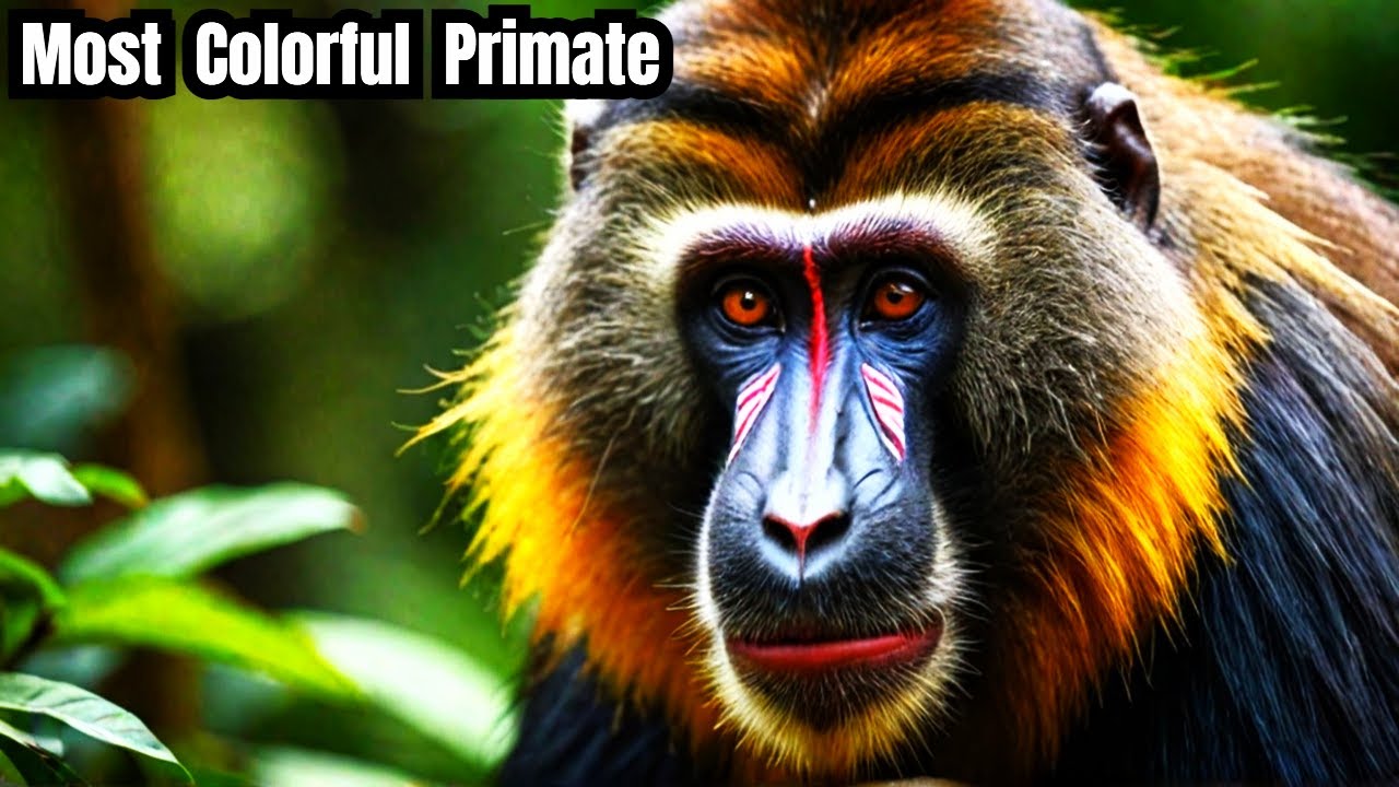The mandrill: The Most Colorful Primate on Earth - YouTube