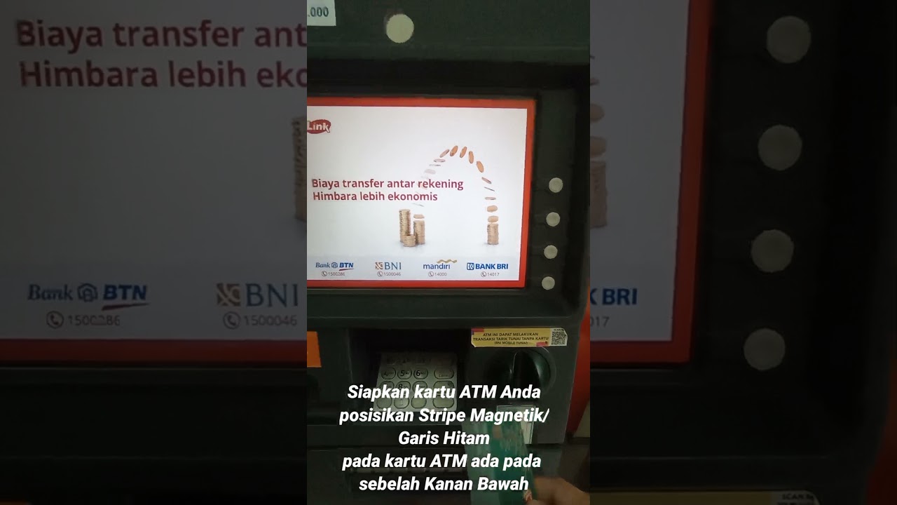 Cara Ambil Uang di ATM BNI - YouTube