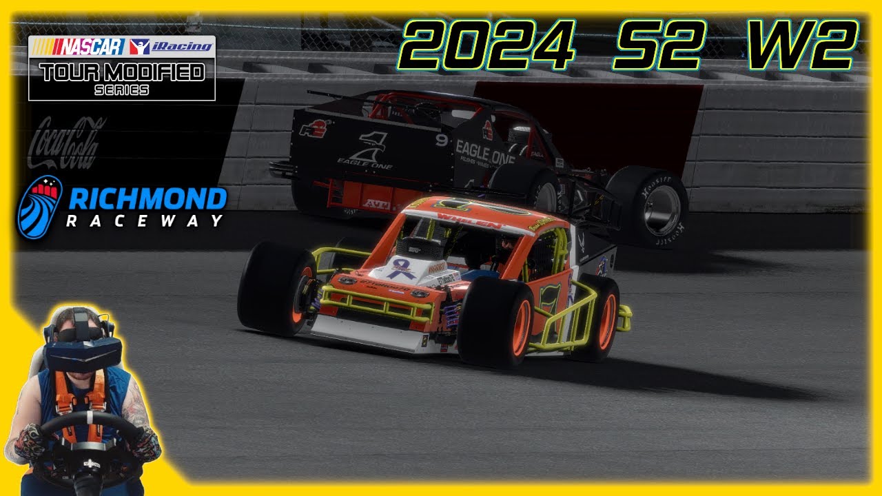 NASCAR Tour Modified Series at Richmond Raceway in iRacing - YouTube