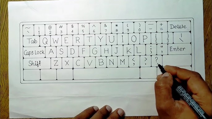 Keyboard Drawing For Kids