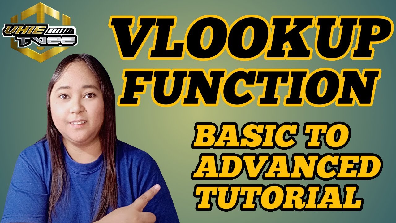 Vlookup Function Tagalog Excel Tutorial From Basic To Advance Vlookup Youtube