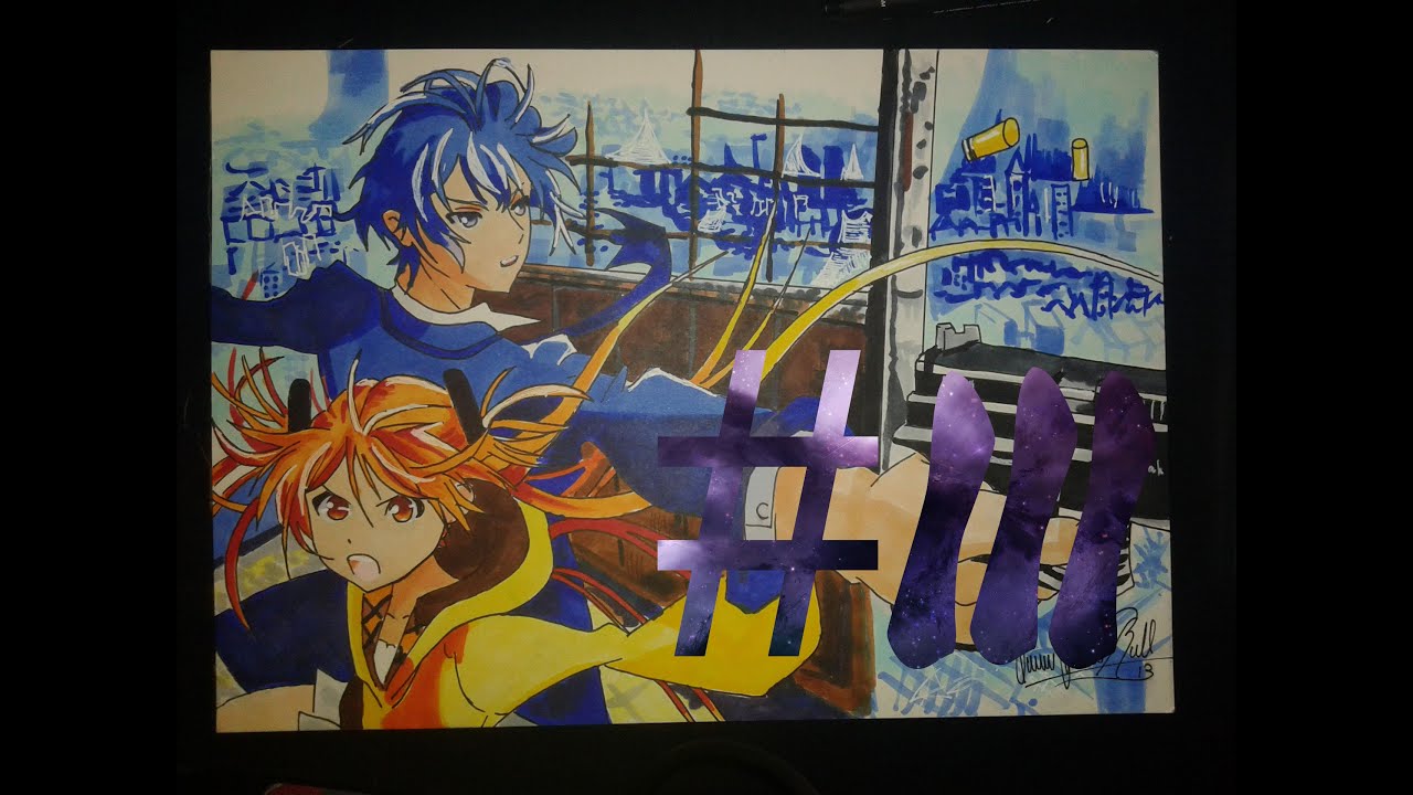 Dibujando Black Bullet / Black Bullet speed painting - YouTube