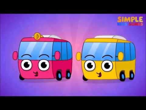 The Wheels on the Bus Songs for Kids Simple Kids Songs 2020 HD - YouTube