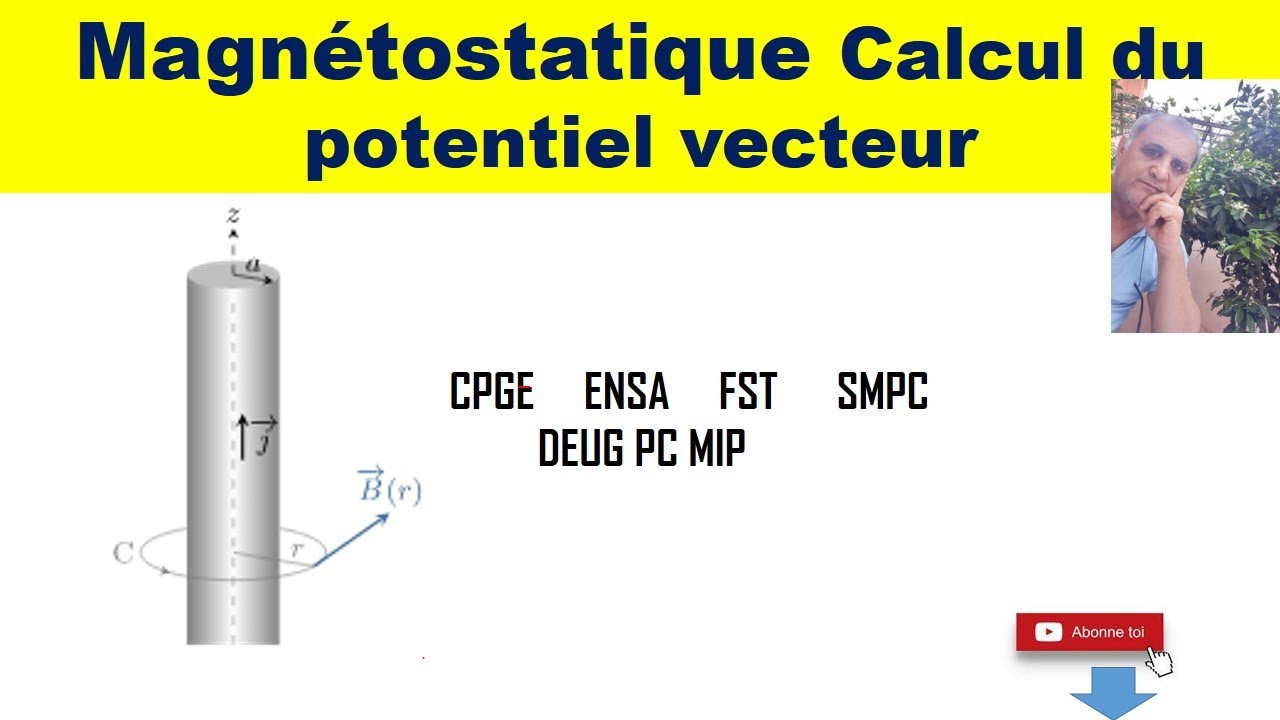 Calcul du potentiel vecteur - YouTube
