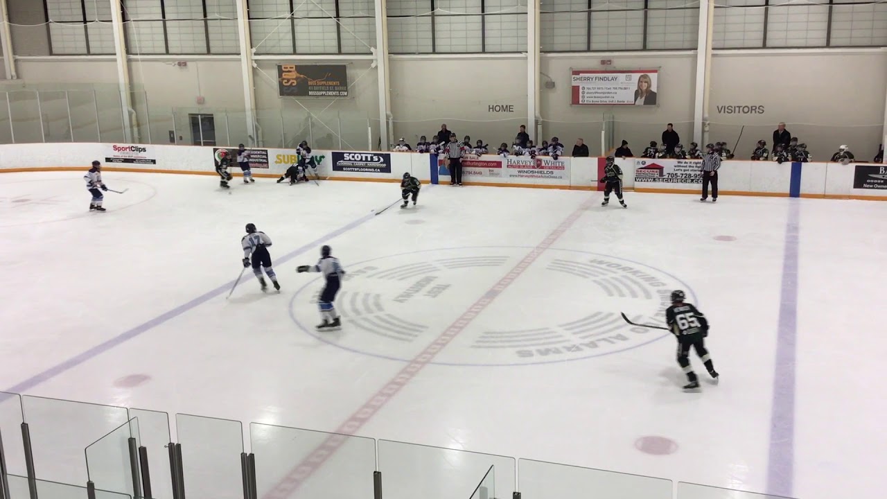 Feb. 15th @ Barrie - OMHA Playoffs; Round 2; Game 2 L(2-3) - YouTube