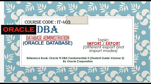 ORACLE DBA-Database Administration Course - YouTube