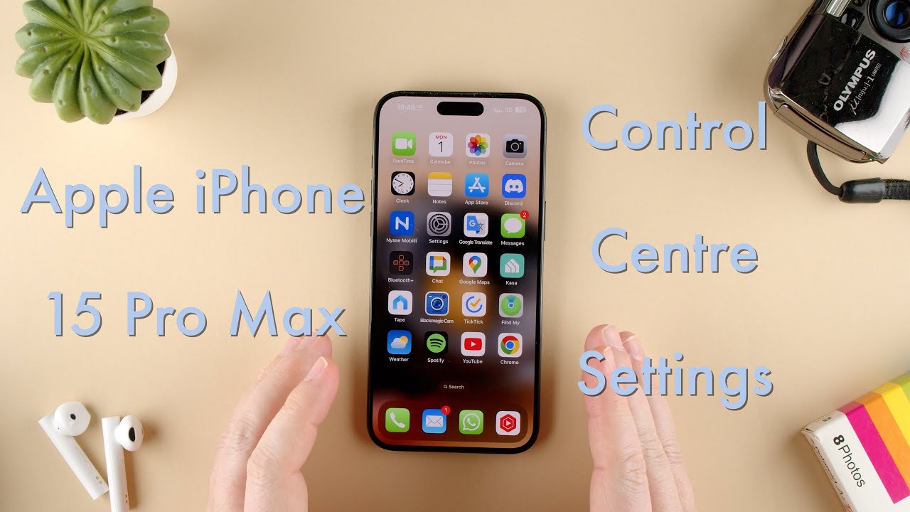 How to Check Control Centre Settings on the Apple iPhone 15 || Apple ...
