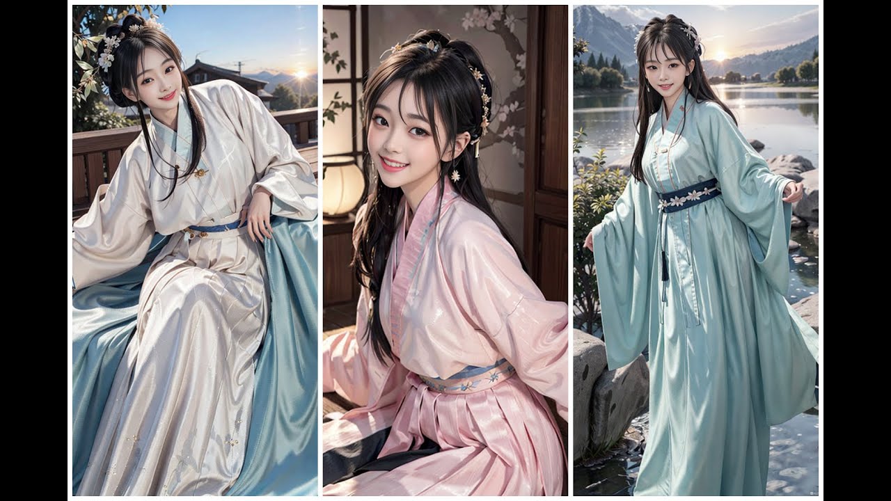 #hd #ai LookBook Hanfu / 汉服 / 한푸 - YouTube